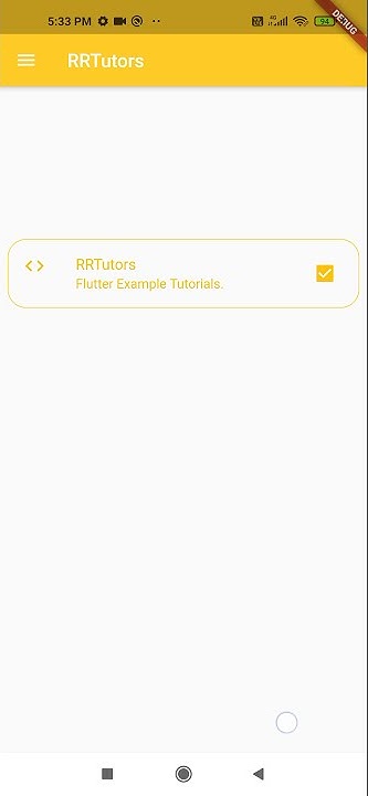 Flutter CheckBoxListTile - YouTube
