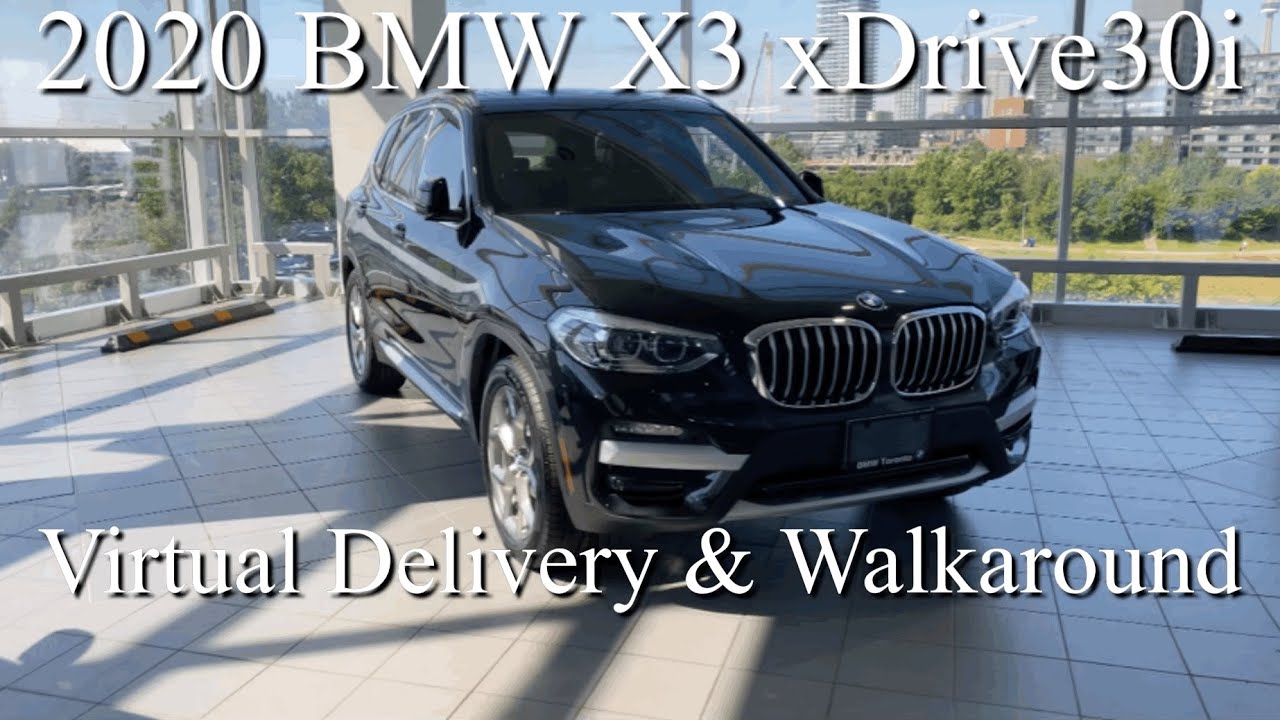 2020 BMW X3 xDrive30i Virtual Delivery & Walkaround Mocha Vernasca ...