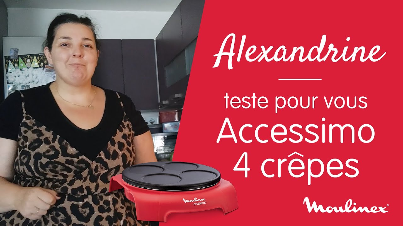 MOULINEX l Test et avis sur la Accessimo 4 crêpes : préparez des crêpes ...