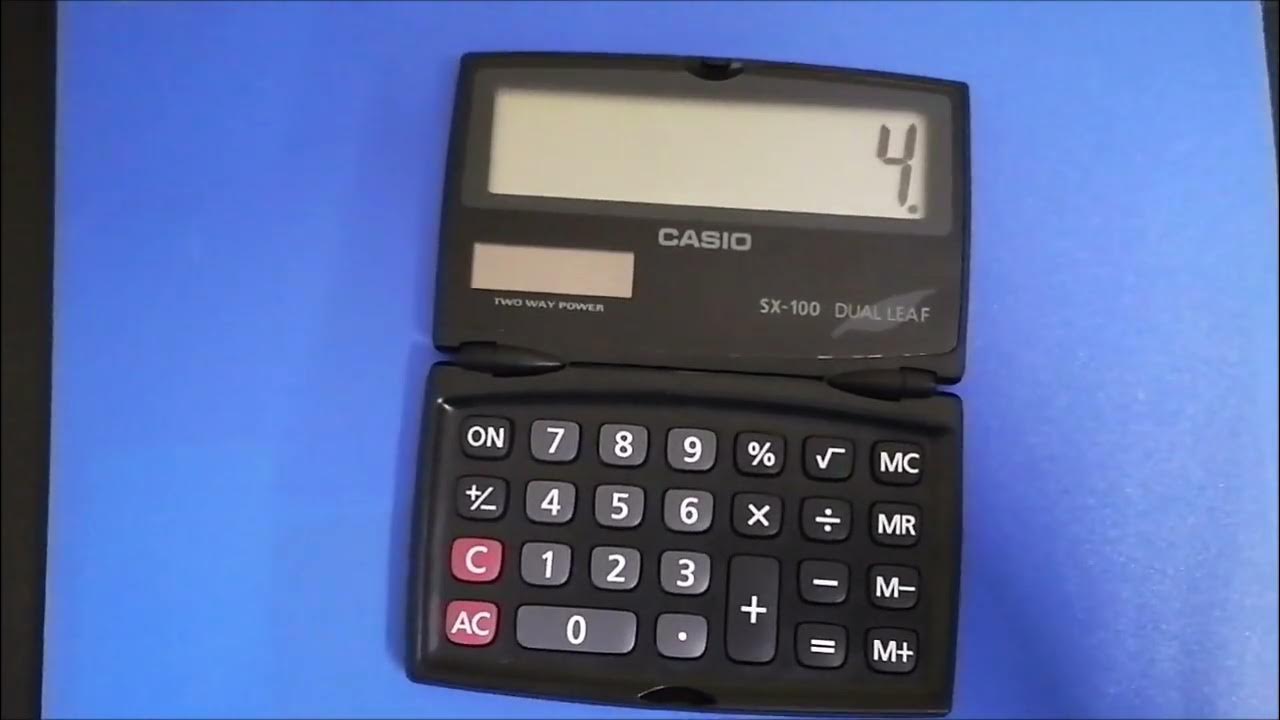 Unboxing ,Review ,CASIO SX 100 Calculator - YouTube