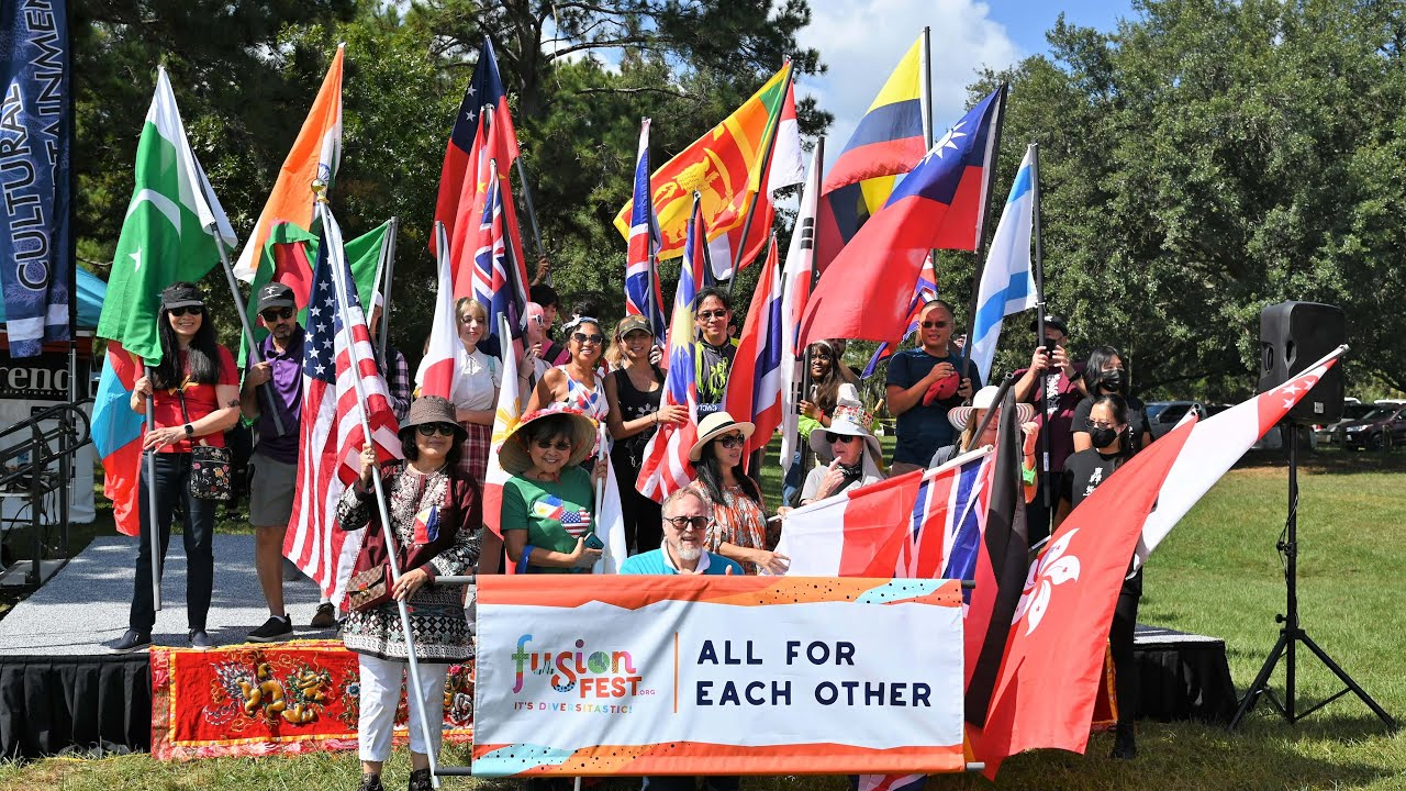 20211016 - Orlando, Florida - 2.5 Minute Asian Flags Parade by Fusion ...