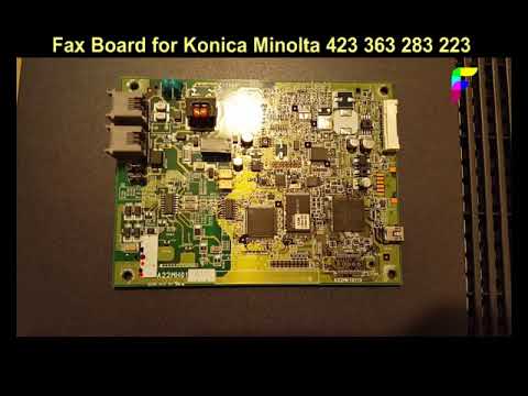 Konica Minolta FAX - YouTube