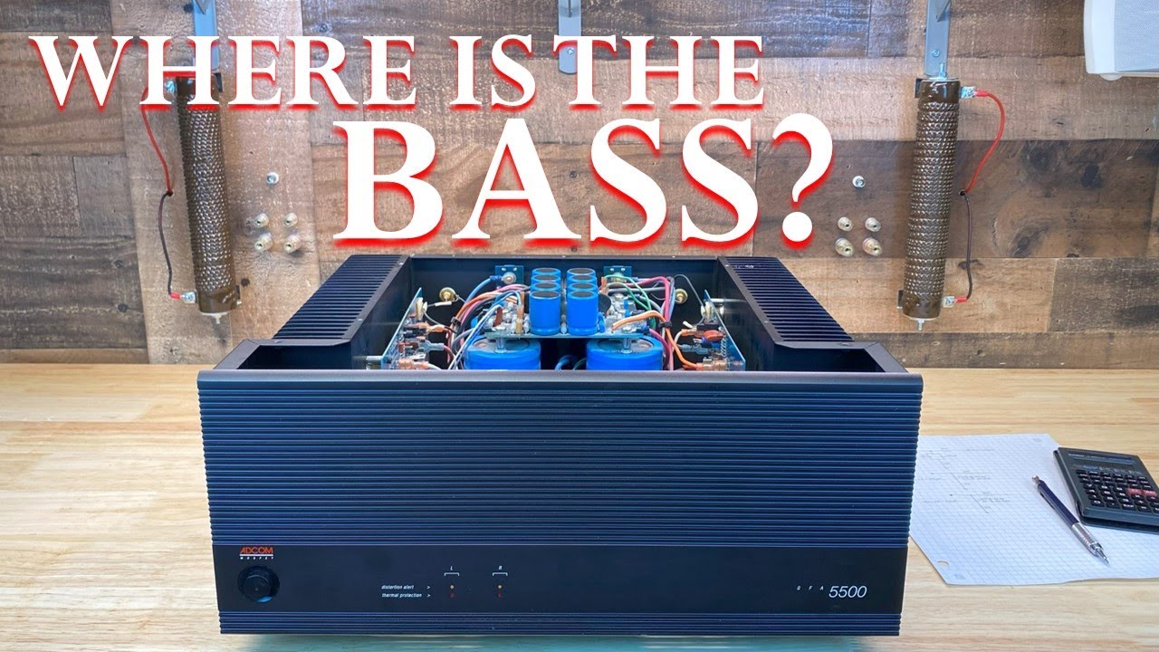 DR #55 - Restoring the Bass on an Adcom GFA 5500 Power Amplifier - YouTube