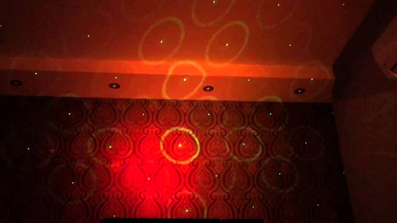 Holographic laser Fireworks Projector YX-036 - YouTube