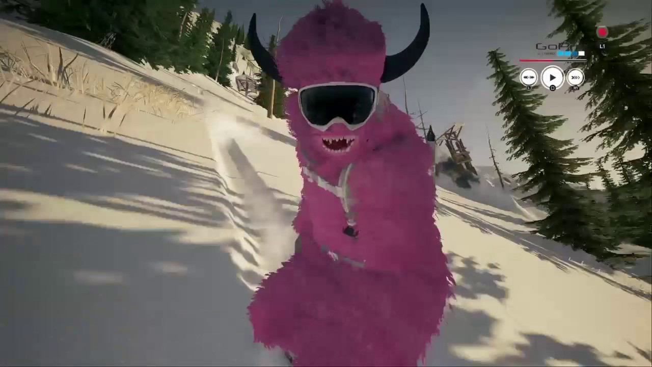 Steep pink yeti gameplay - YouTube