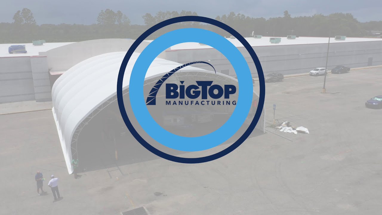 Big Top Fabric Structure Installation Tutorial - YouTube