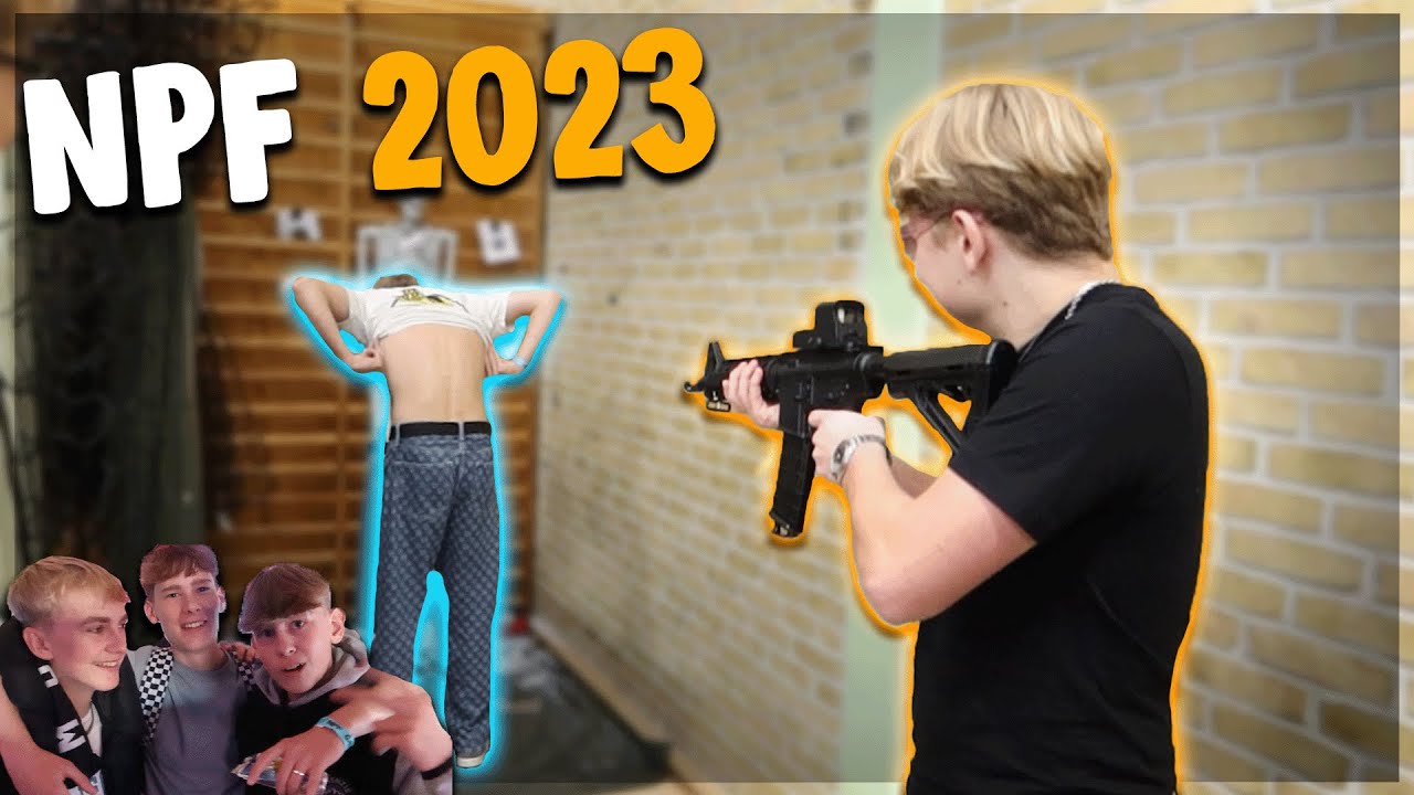 Skyder med BLASTERS på FANS! | NPF 2023 Dansk - YouTube