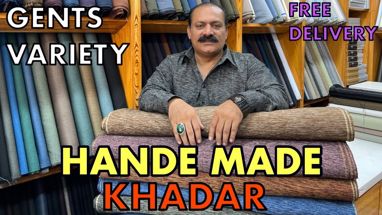 KAMALIA HANDMADE KHAADI KHADAR SUPER AWESOME LOOK BEST GENTS WINTER ...
