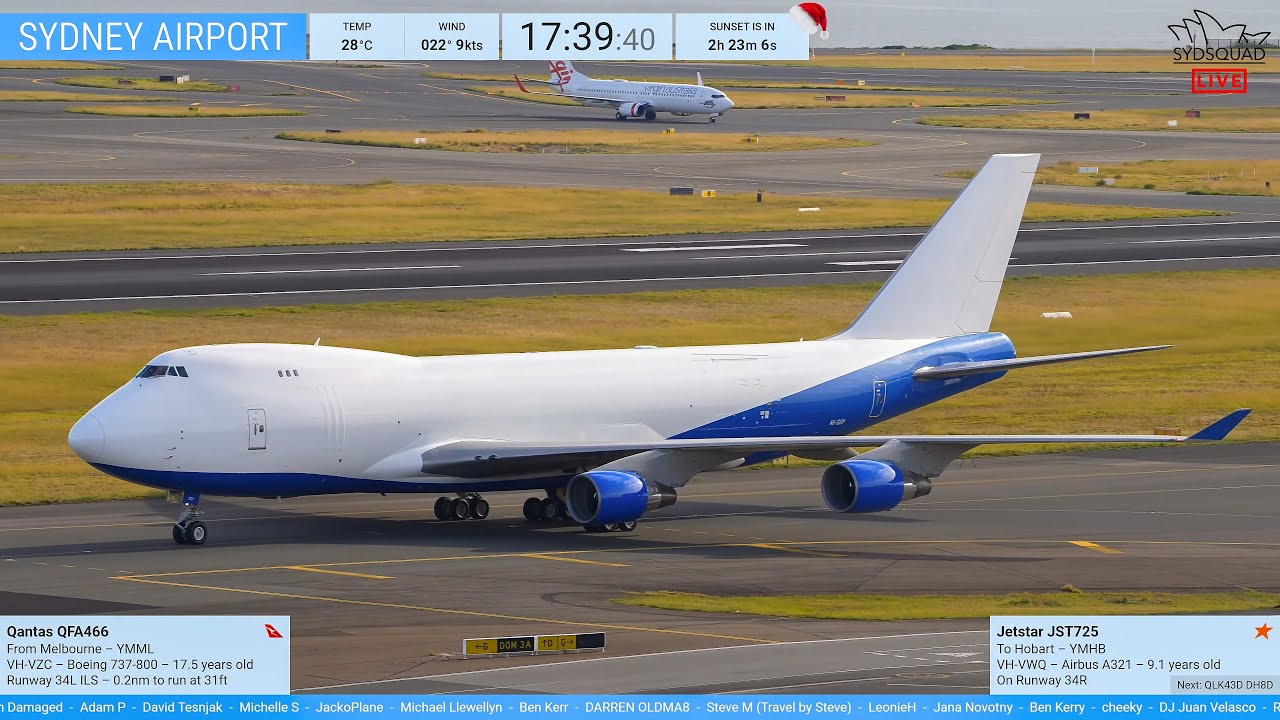 🔴 SYDSQUAD SUNDAY SPECIAL - Plane-Spotting with KURT & WILL - 14.12.25 ...