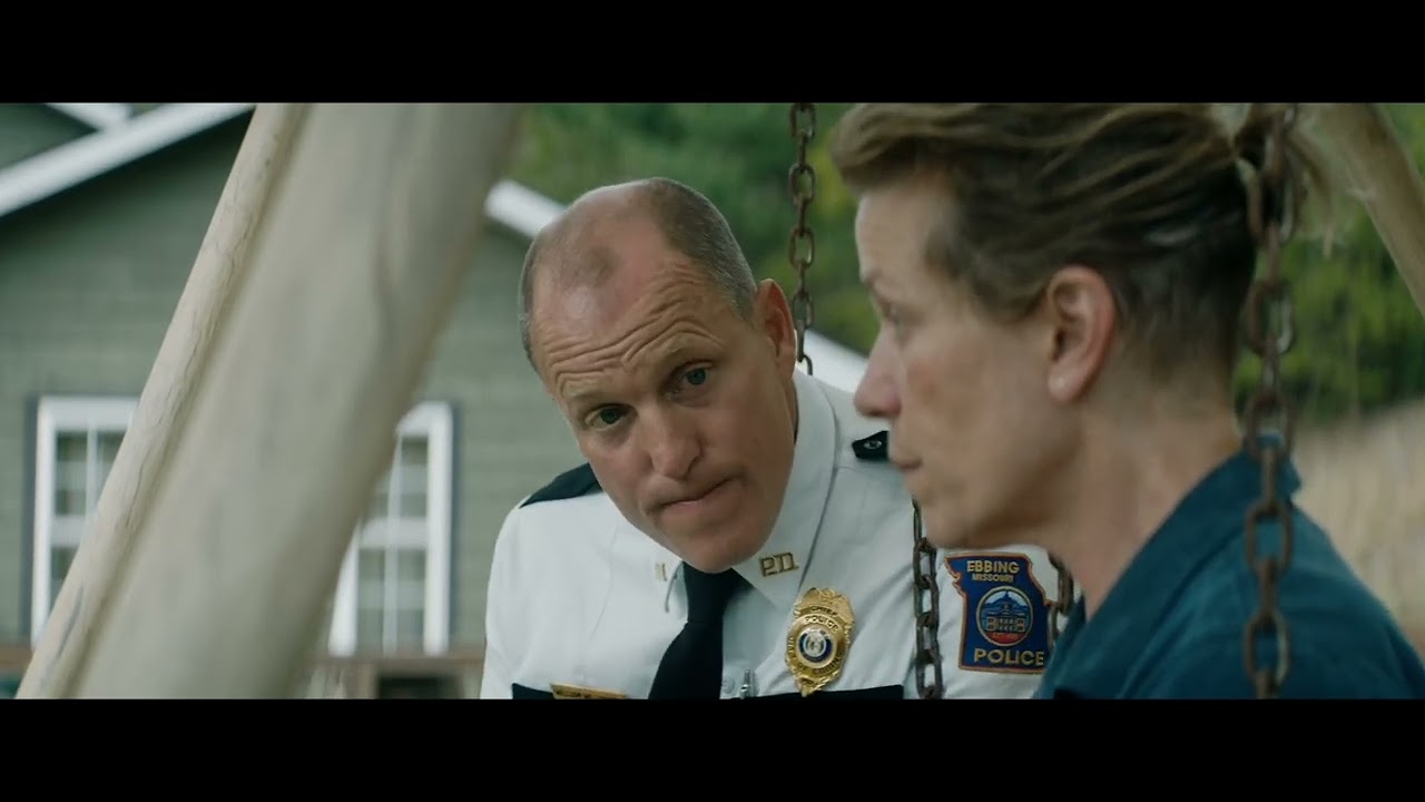 "Three Billboards Outside Ebbing, Missouri". The scene of the ...