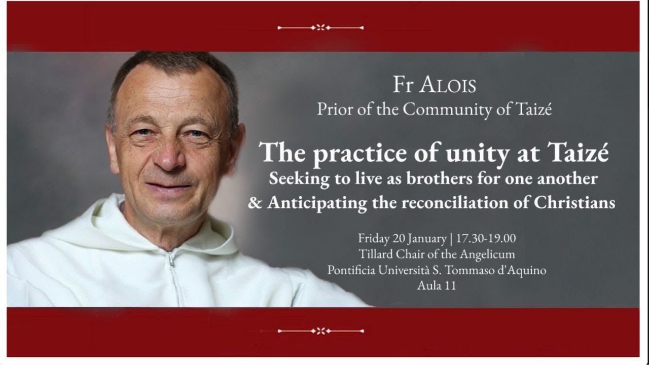 Tillard Chair // Fr Alois, Priore della Comunità di Taizé: La pratica ...