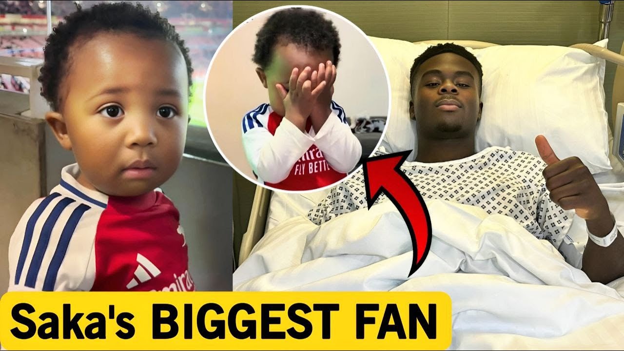 Saka's Injury Breaks His BIGGEST FAN's Heart 😭💔 - YouTube
