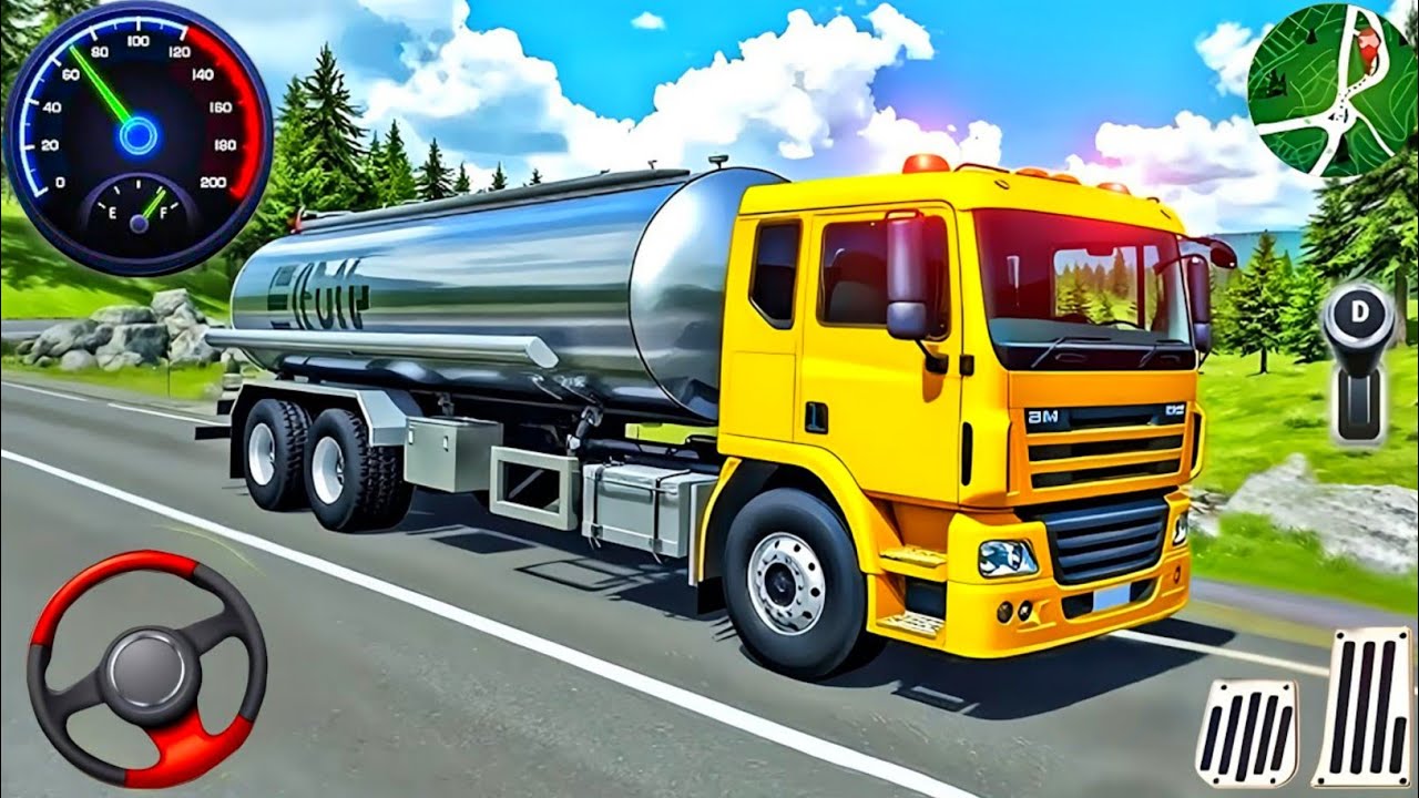 Oil Tanker Transport Driving - Heavy Cargo Transporter Truck Driver ...