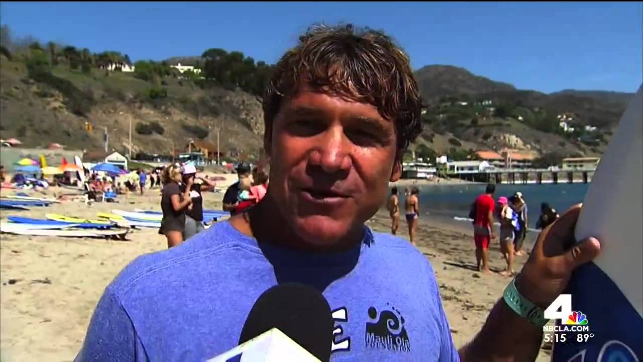 Pro Surfer Allen Sarlo on LA's KNBC - YouTube