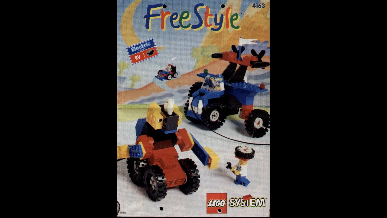 4163 Instrucciones para LEGO Electric Freestyle Set, 6+ - YouTube