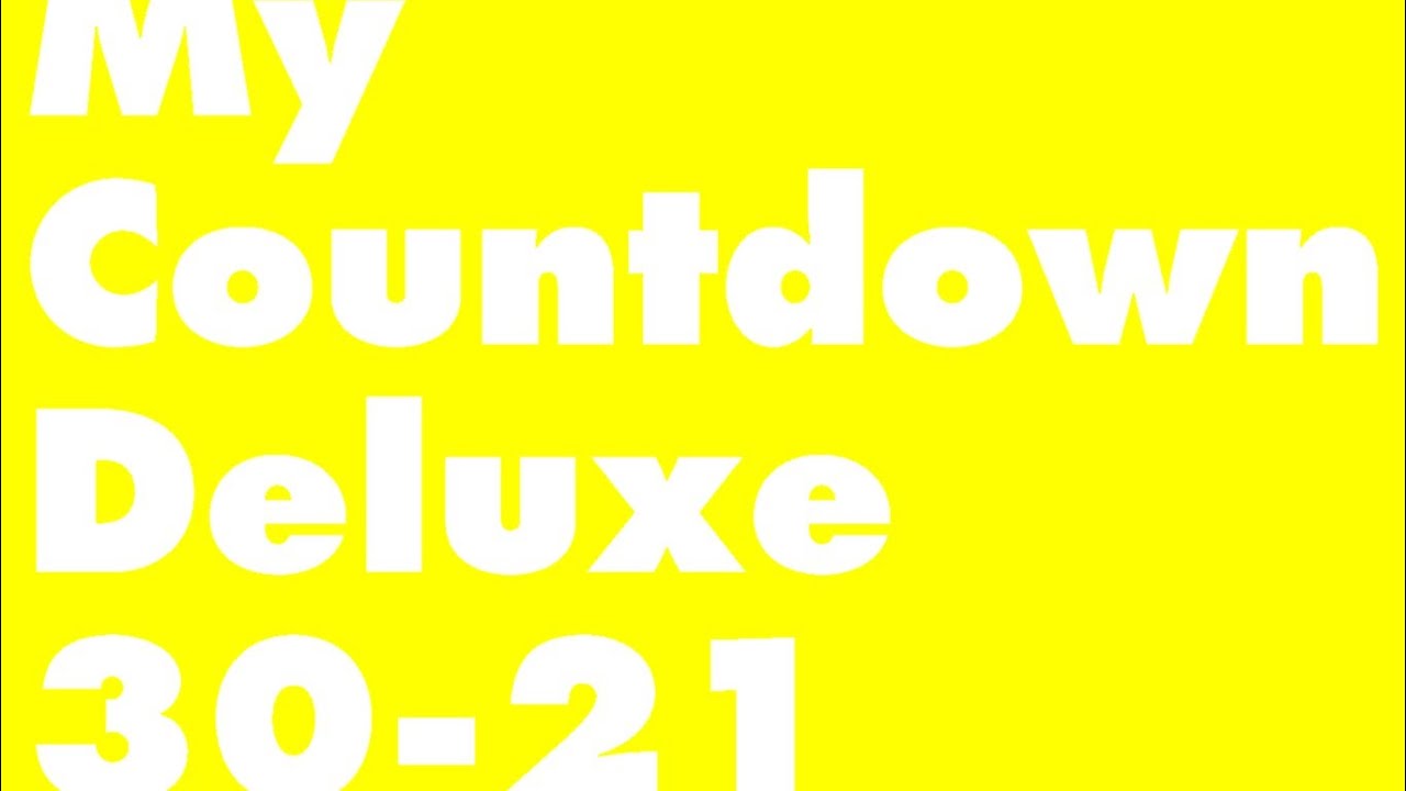 My Countdown Deluxe 30-21 - YouTube