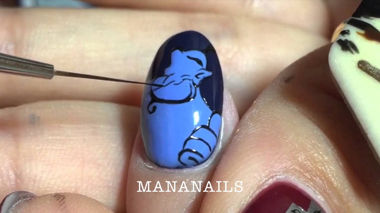 -GENIE- nailsart by @mananails - YouTube
