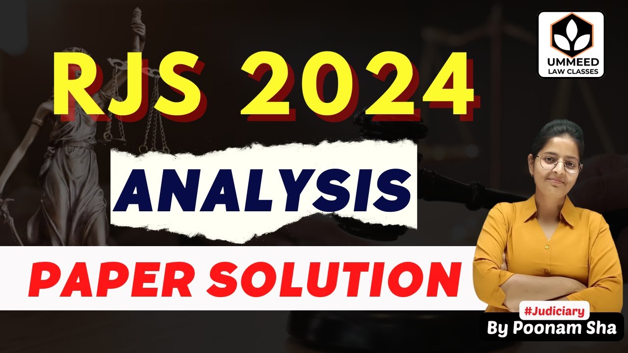 Complete RJS 2024 Question Paper Solution || Free Batch l #rjs # ...