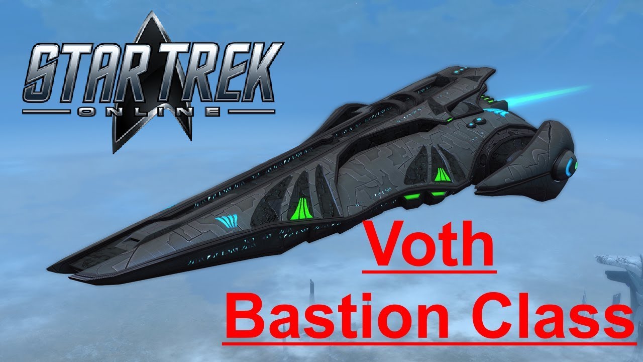 Star Trek Online - Voth Bastion Flight Deck Cruiser - YouTube