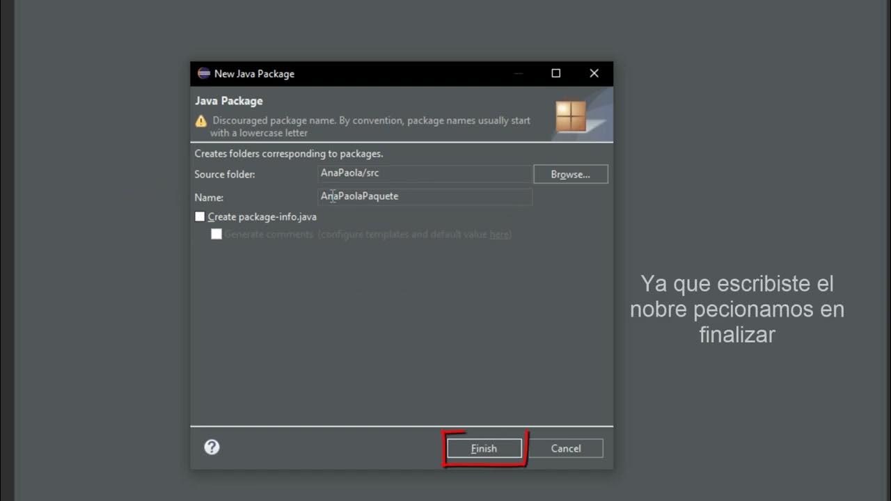 Como crear un proyecto en Eclipse (java) - YouTube