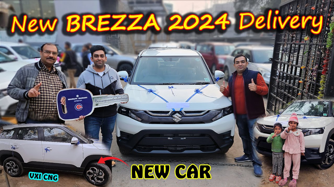 Taking Delivery of New BREZZA 2024 🔥 🚗 First SUV in Family SPECIAL ...