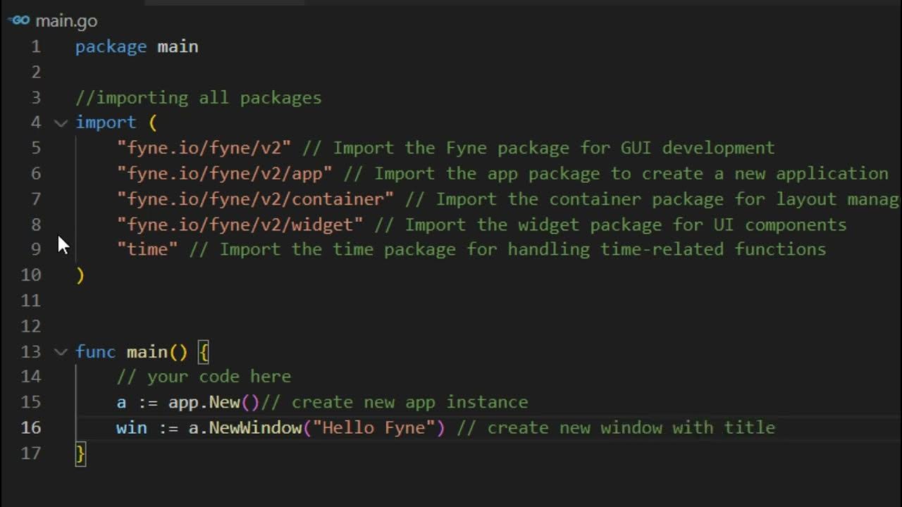 Create a Quotes Application with Fyne GUI in Go - Label Widget Tutorial ...