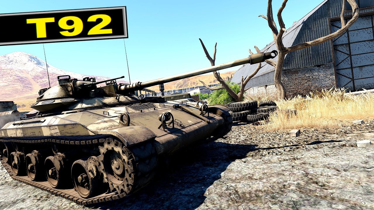 How to WIN with a flat turreted tank? ️ T92 - YouTube
