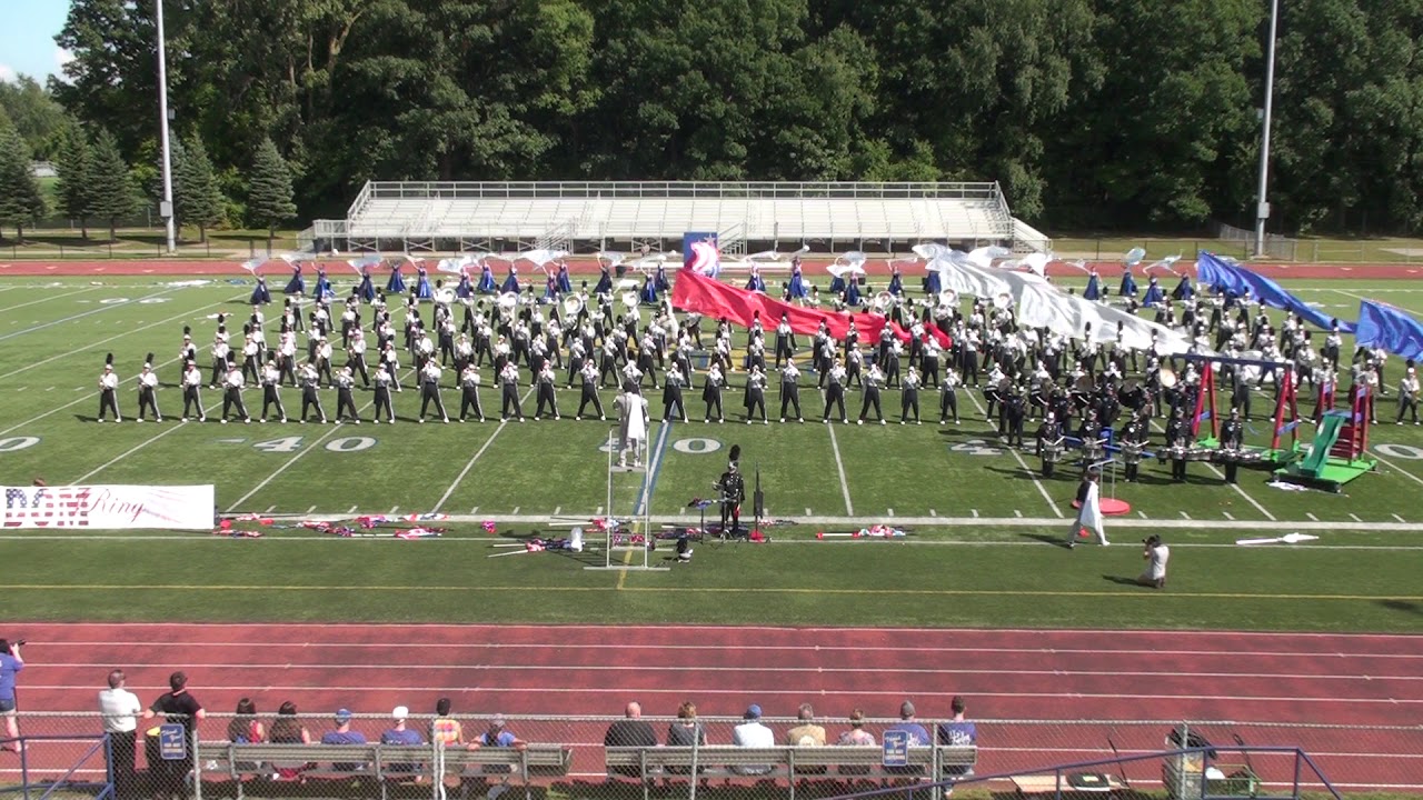 Troy Colt Marching Band - Half Time Show - Let Freedom Ring, wide view ...