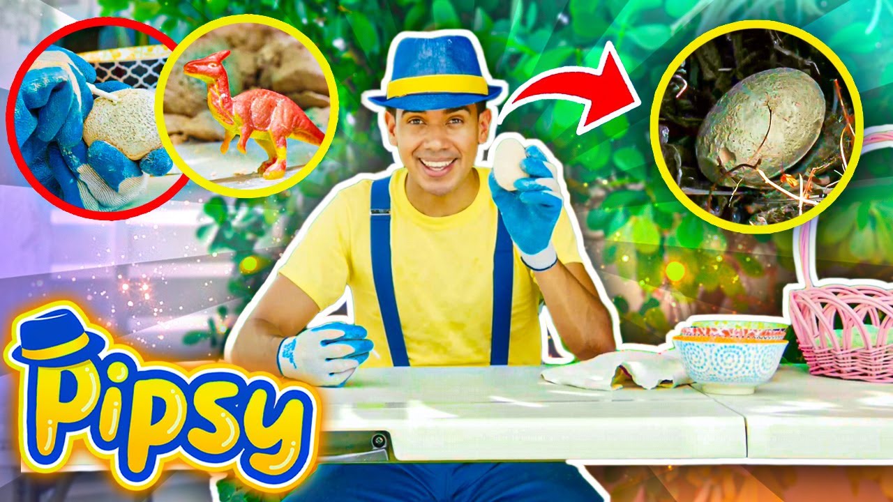 Pipsy Explores Dinosaur Eggs (2022) | Educational Videos For Toddlers ...