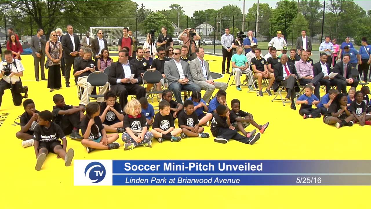 Press Conference: Soccer Mini Pitch Unveiled - YouTube