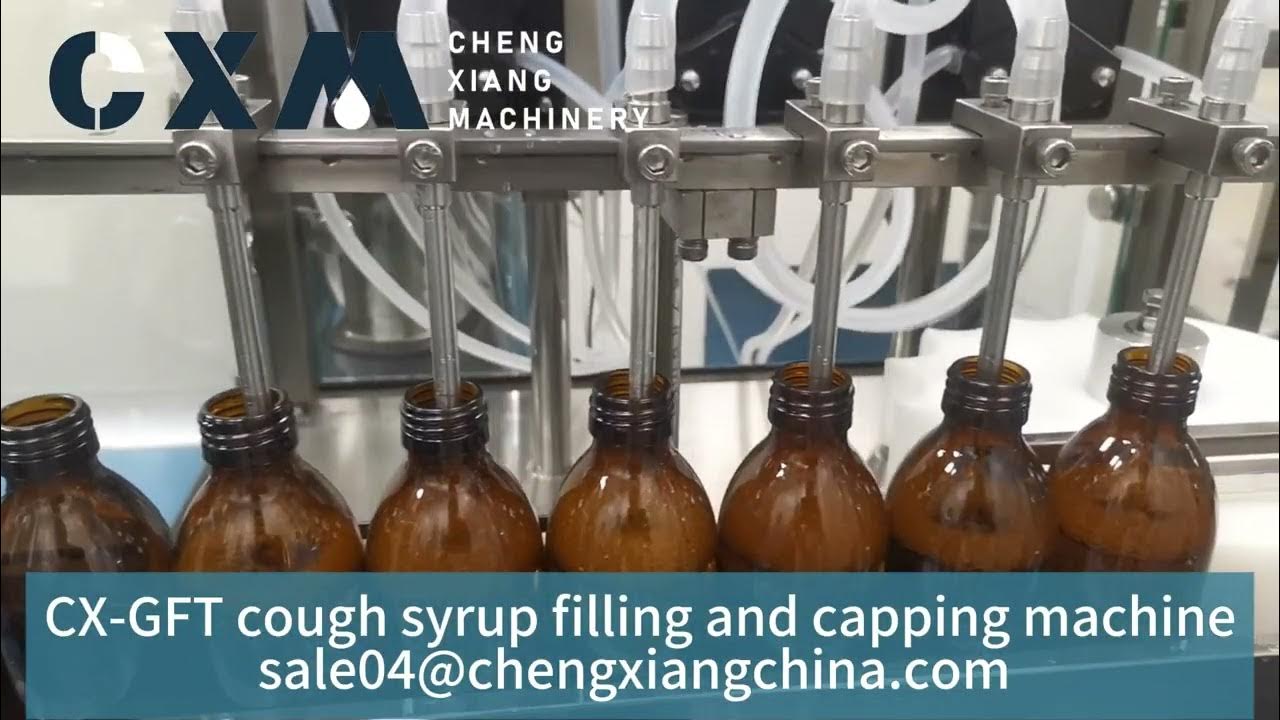 CX-GFT cough syrup filling and capping machine #factory #machine #filling #cap #manufacturing # ...
