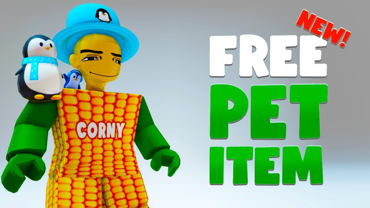 HOW TO GET THIS NEW FREE ROBLOX PET ITEM - YouTube