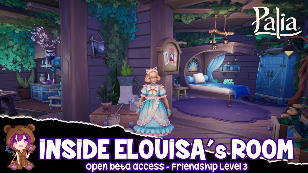 Palia - Inside Elouisa's Room - Friendship Level 3 - YouTube