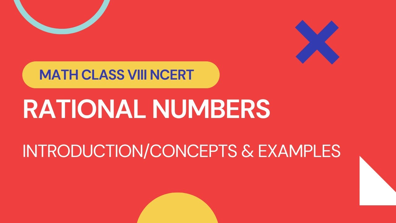 RATIONAL NUMBERS FOR CLASS 8TH - YouTube