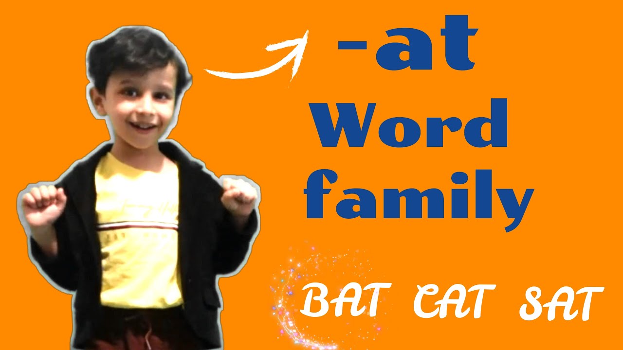 Word Family -at | learn words of the same family | Phonics for kids # ...