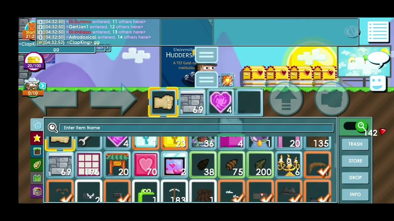 I got 8 Golden Heart Crystals... | Growtopia - YouTube