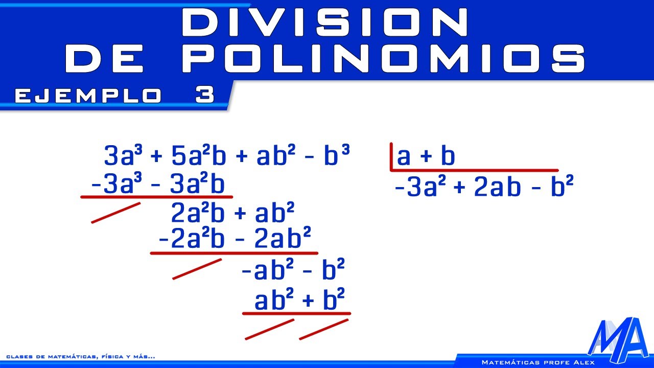 División de polinomios | Ejemplo 3 - YouTube