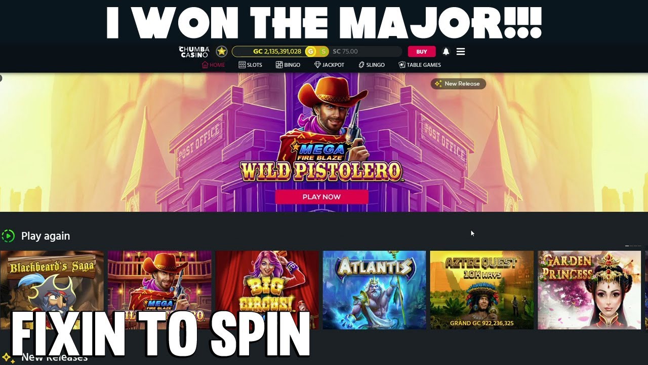 I WON THE MAJOR!!! Chumba Casino - YouTube