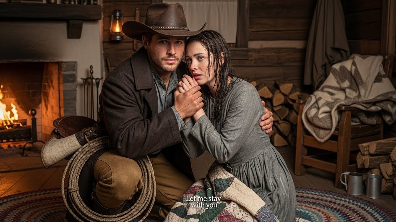Cowboy Pulled A Freezing Woman From The River, She Whispered "Let Me ...