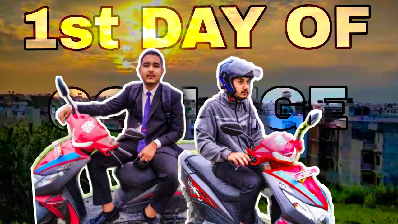 First Vlog on my channel 😎 | 1st College day | RJB Vlog - YouTube