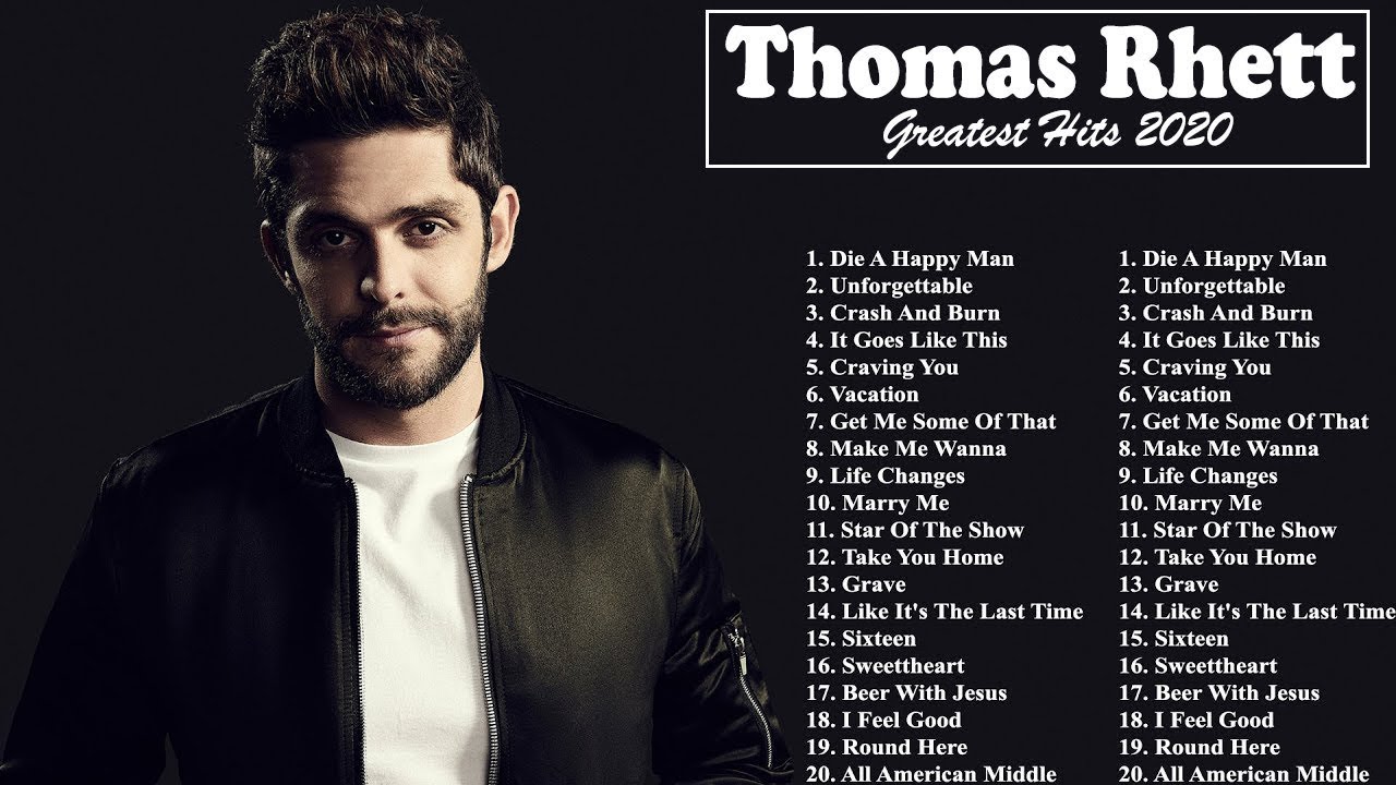 Thomas Rhett Best Songs Playlist 2021Thomas Rhett Greatest Hits Full ...