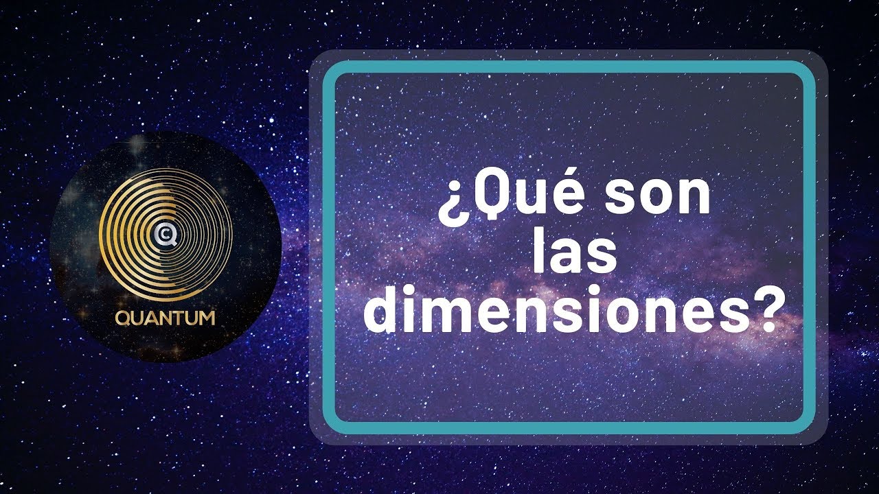 ¿Qué son las dimensiones? - YouTube