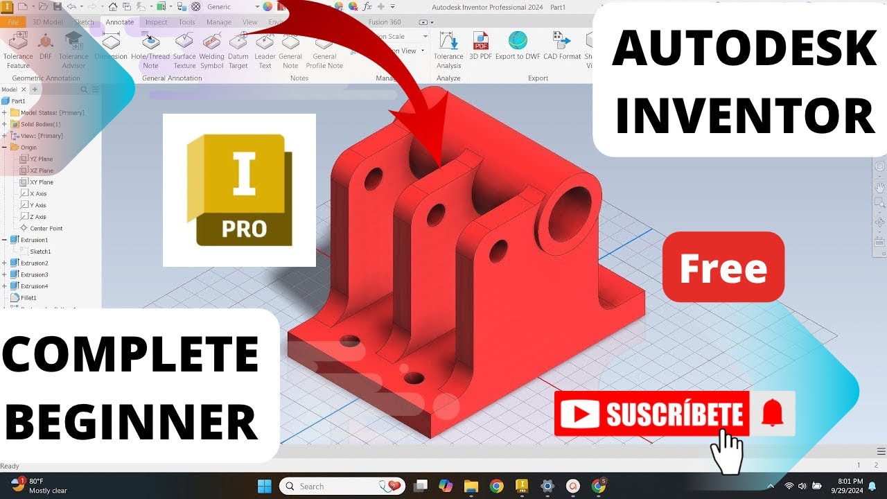 Autodesk Inventor Basics Autodesk Inventor For Beginners A Step By Step Beginners Guide