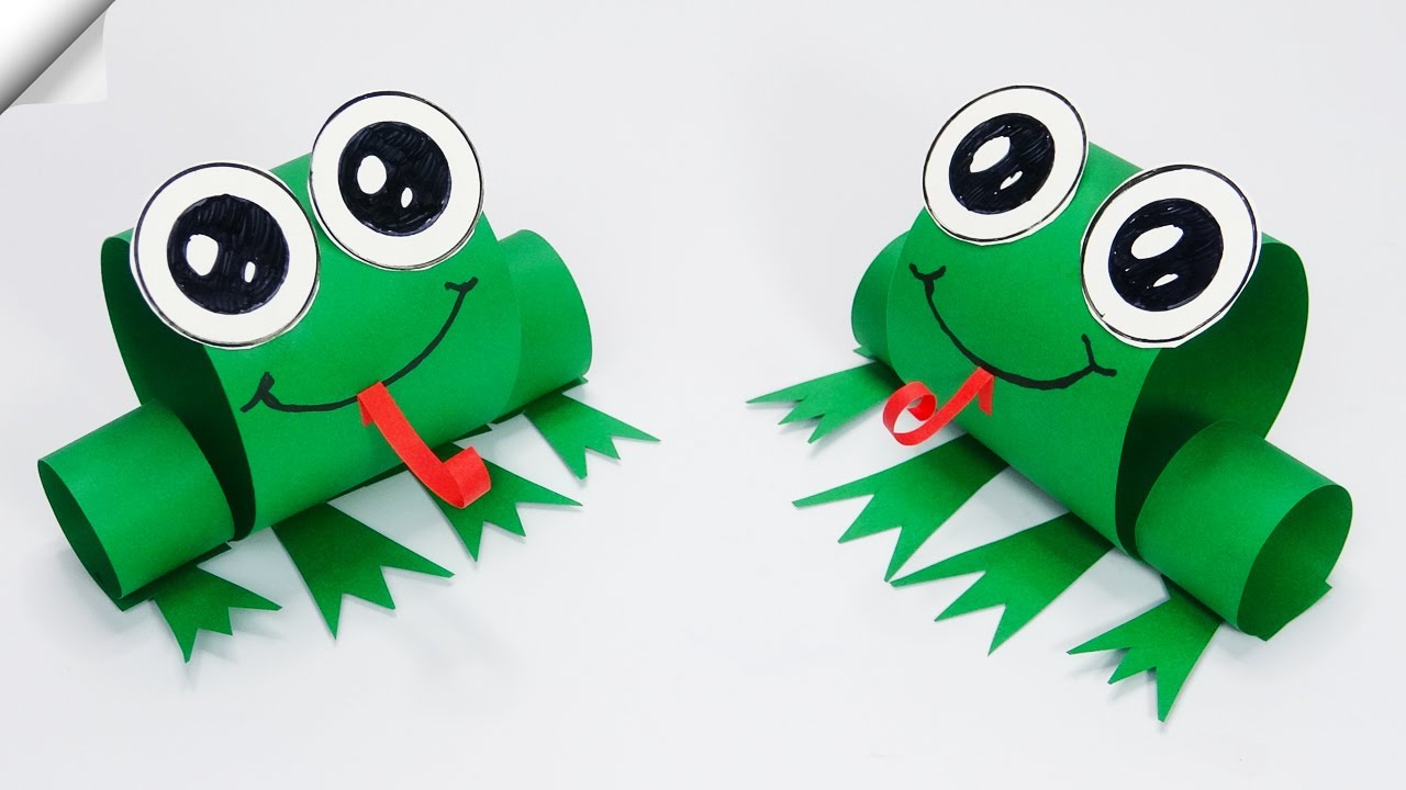 Easy Crazy Frog | Moving paper TOYS - YouTube