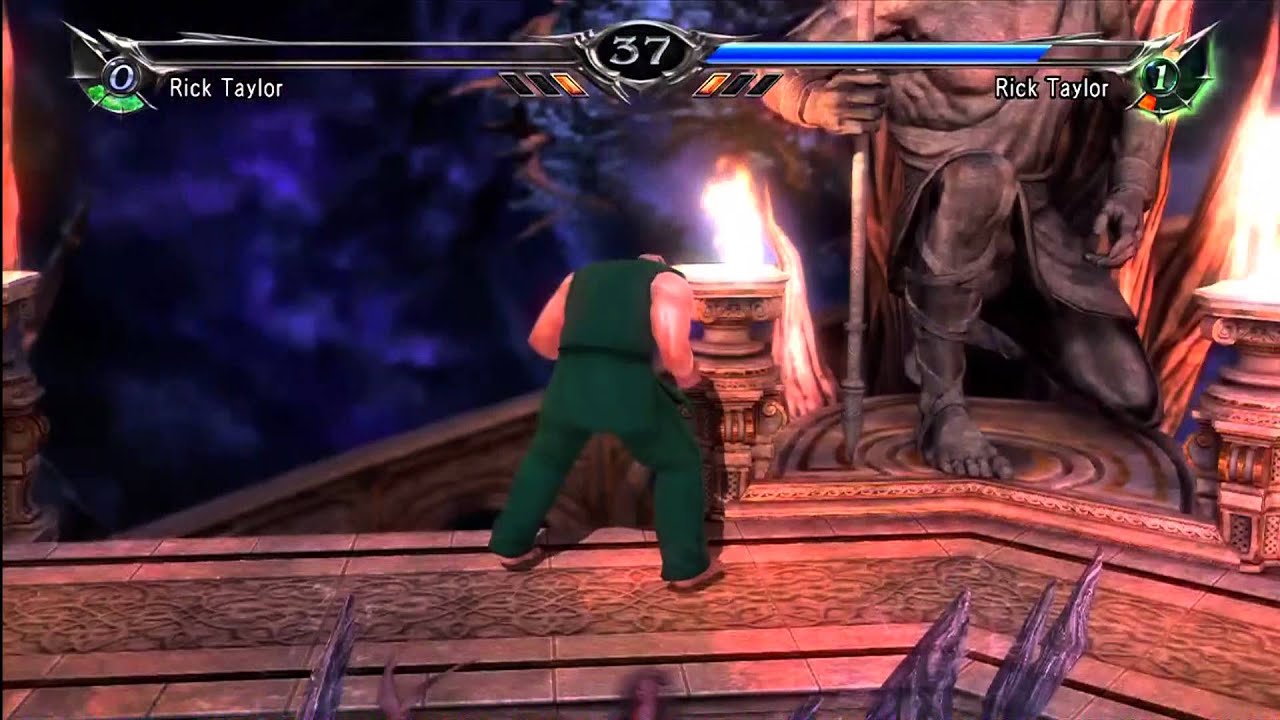 Splatterhouse's Terror Mask in Soul Calibur V - YouTube