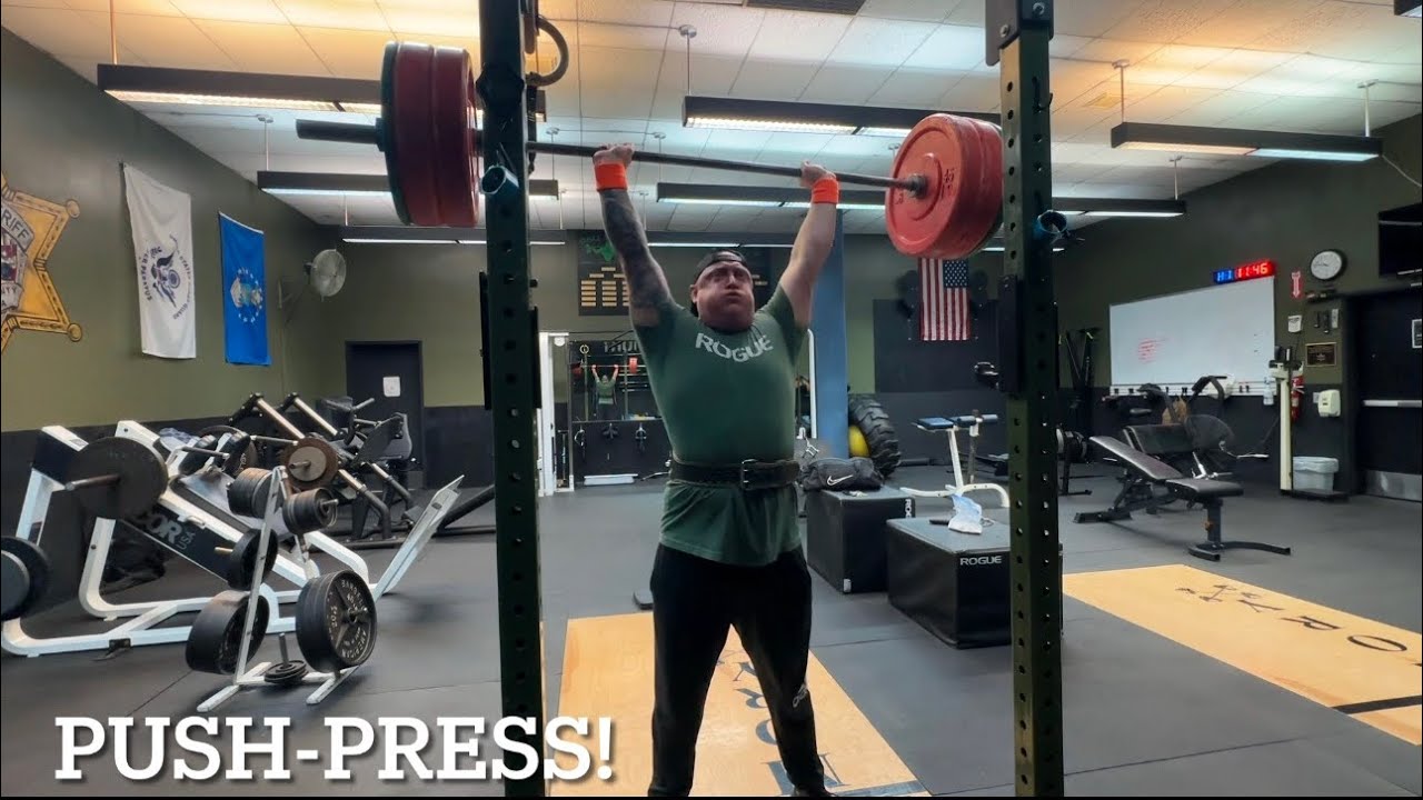 How to Push-Press + Full Shoulders Workout! - YouTube