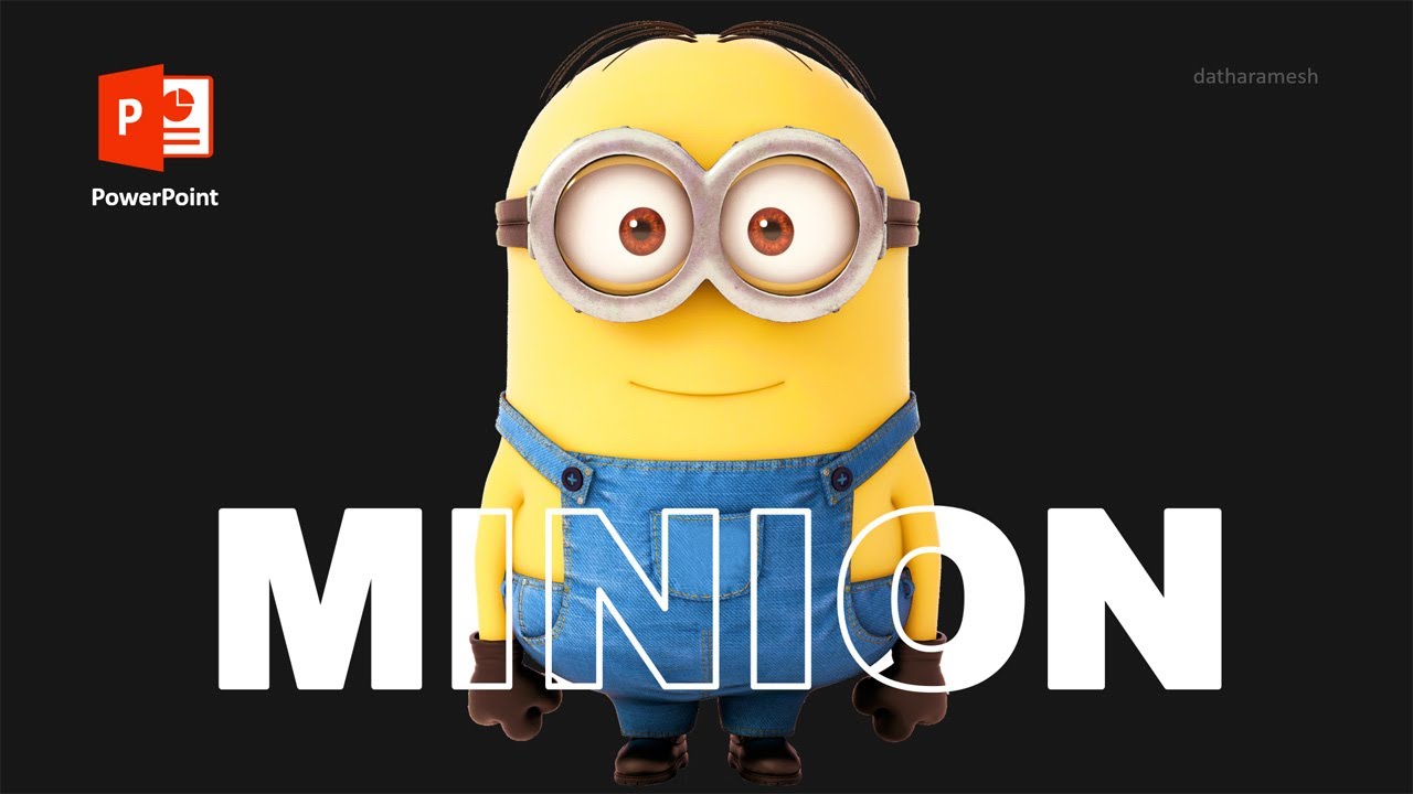 How to Make Transparent Text Effect In PowerPoint - YouTube