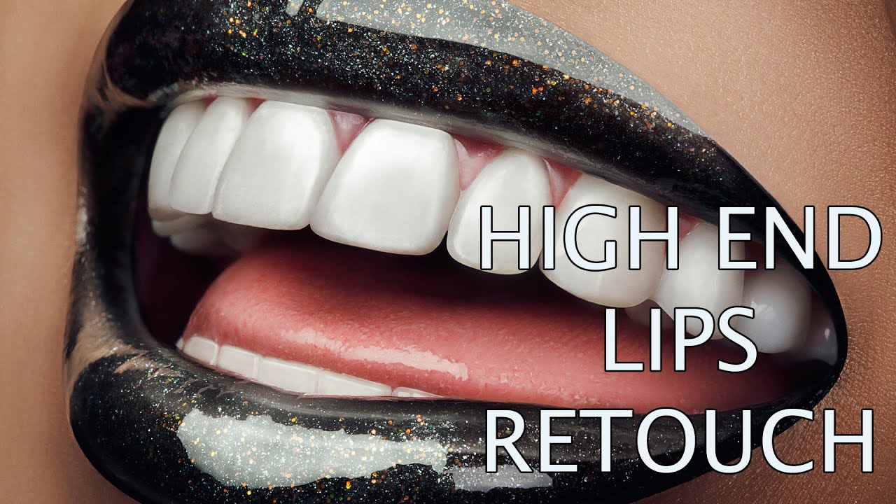 How To Retouch In Photoshop? High End Lips Retouch / Photoshop ...