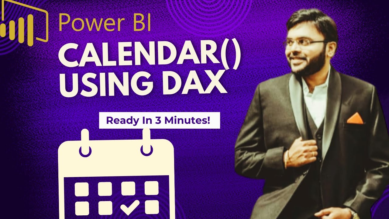⭐How to create a Calendar ( ) table in Power BI using DAX ( ) ⭐ - YouTube