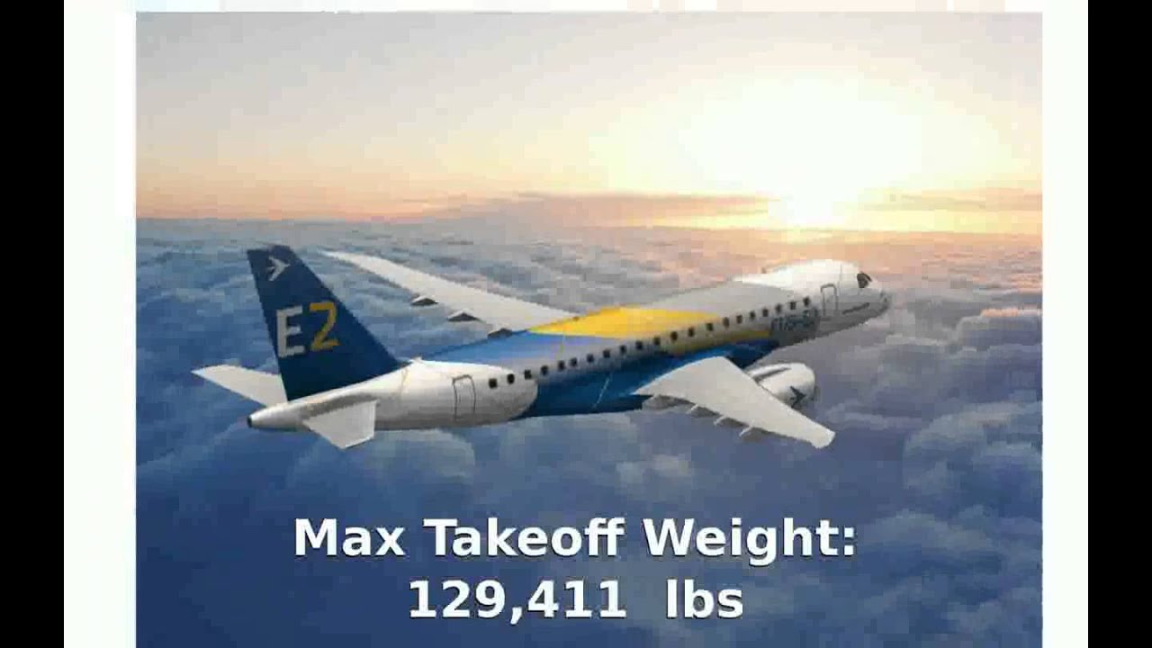 Embraer E195-E2 Commercial Passenger Jet - Specs Photos - YouTube